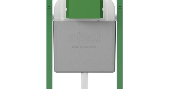 SOLID CONCEALED CISTERN + CRHOMED THEA CONTROL PANEL | CTESI