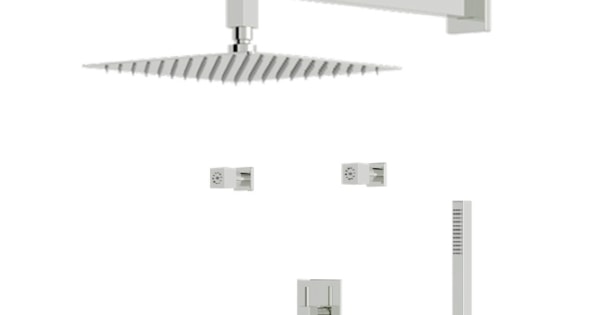 PIXEL SHOWER SYSTEM 3 WAYS W/ DIVERTER | CTESI